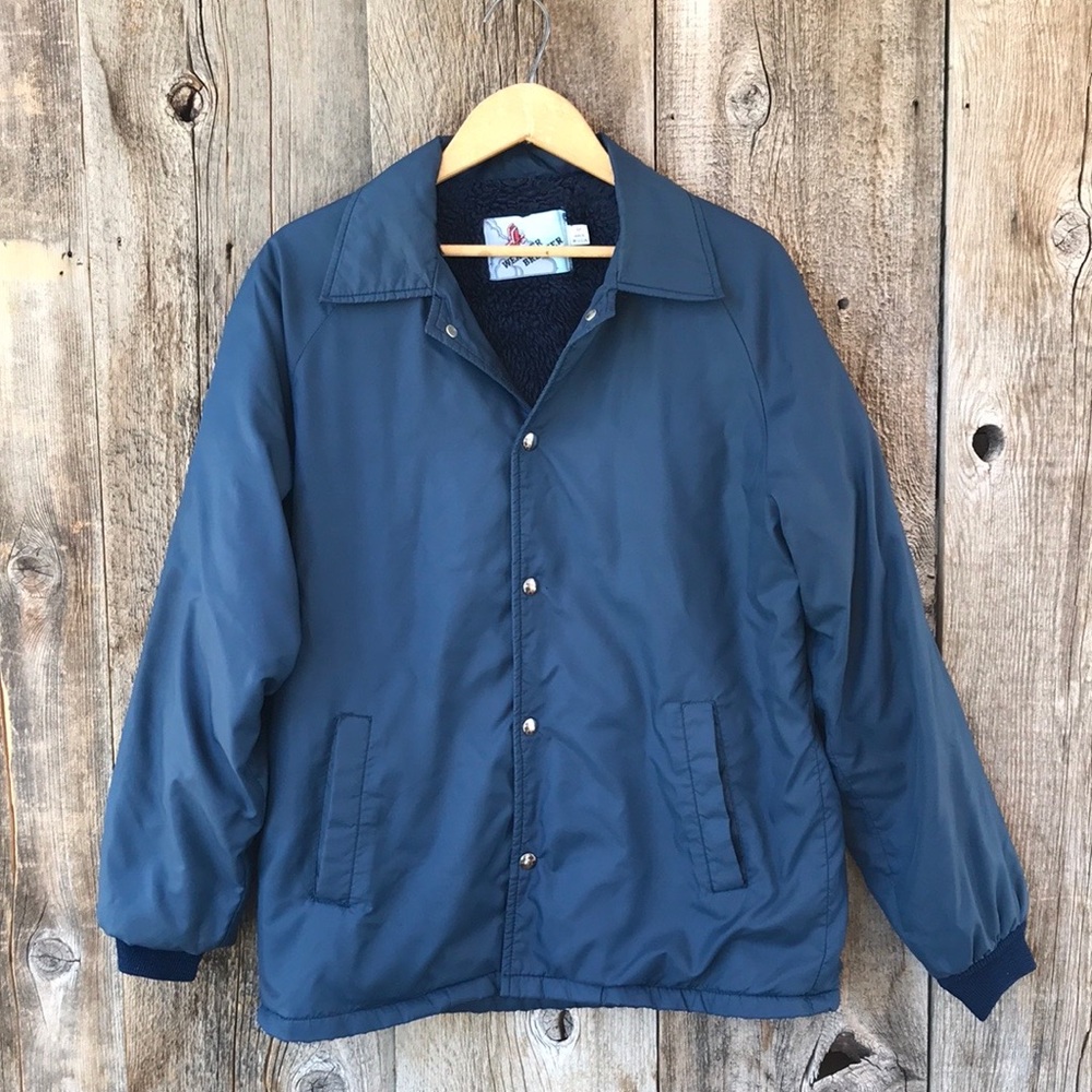 Vtg 60s-70s Sherpa Lined Weather Breaker Windbreaker … - Gem